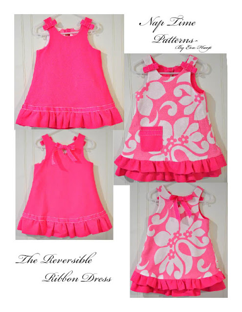 reversible ribbon dress sewing pattern