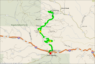 A Redleg's Rides : Riding to Ghost Towns and the "Oh My God" Road