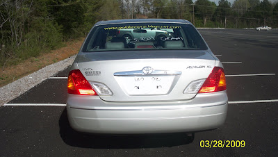 GOLDEN CARS: 2001 Toyota Avalon ... silver
