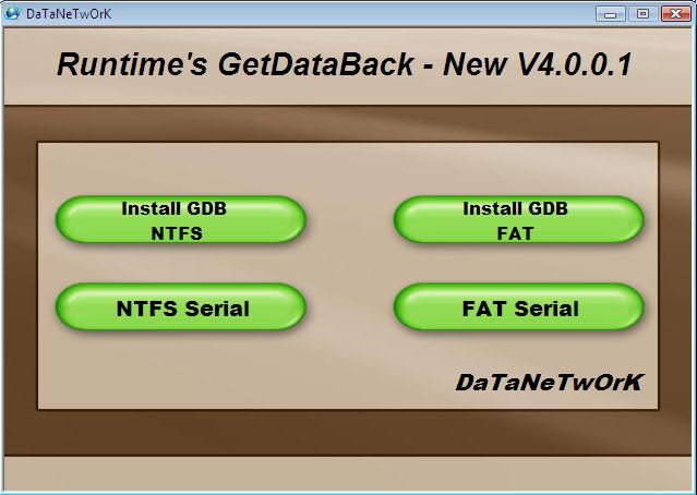 FENIXBHZ: GETDATABACK 4.0 + Serial