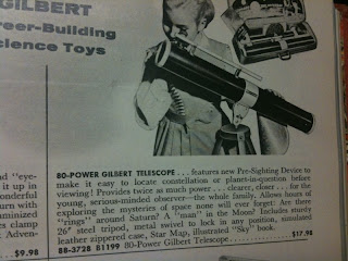 Classic Toy Museum: 80 Power Gilbert Telescope From 1960 Catalog