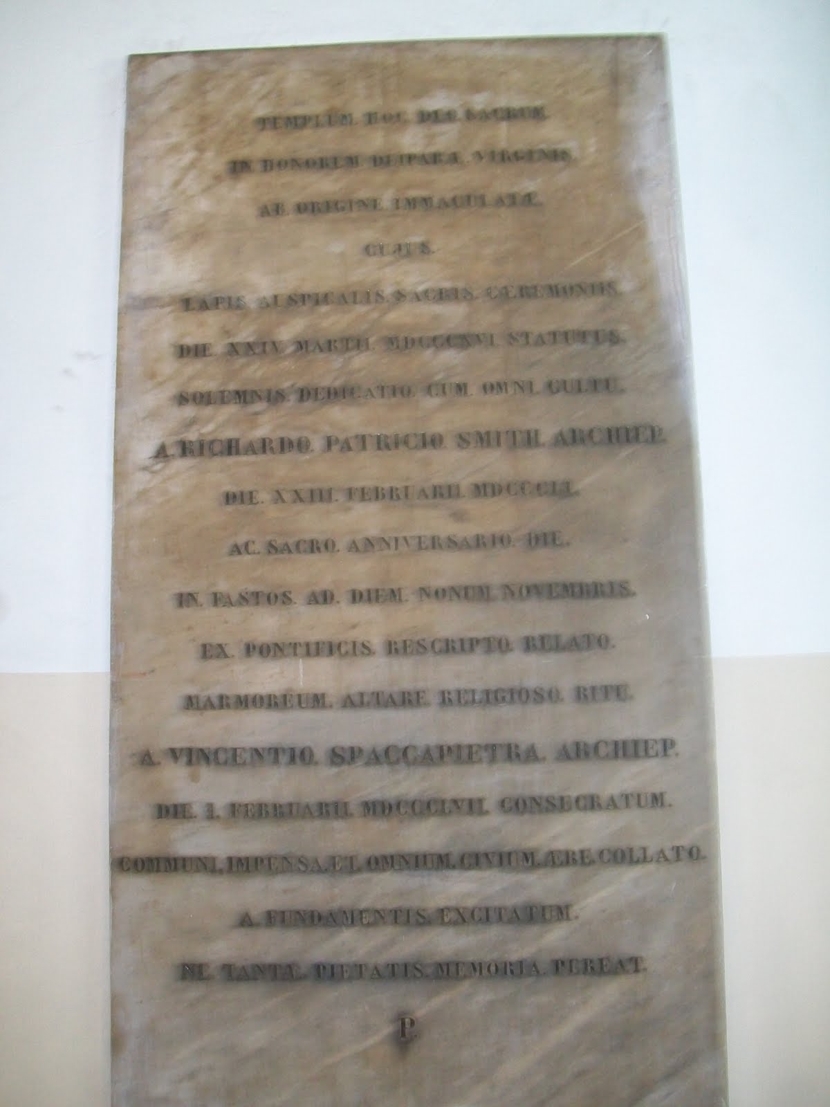 CARIBBEAN CATHOLIC: The Latin Plaques