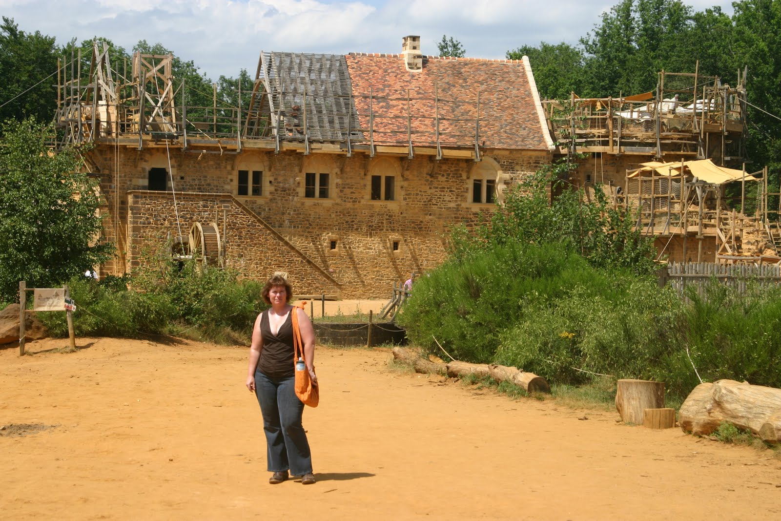 Jumping off the Cliff: Guedelon - a castle being built