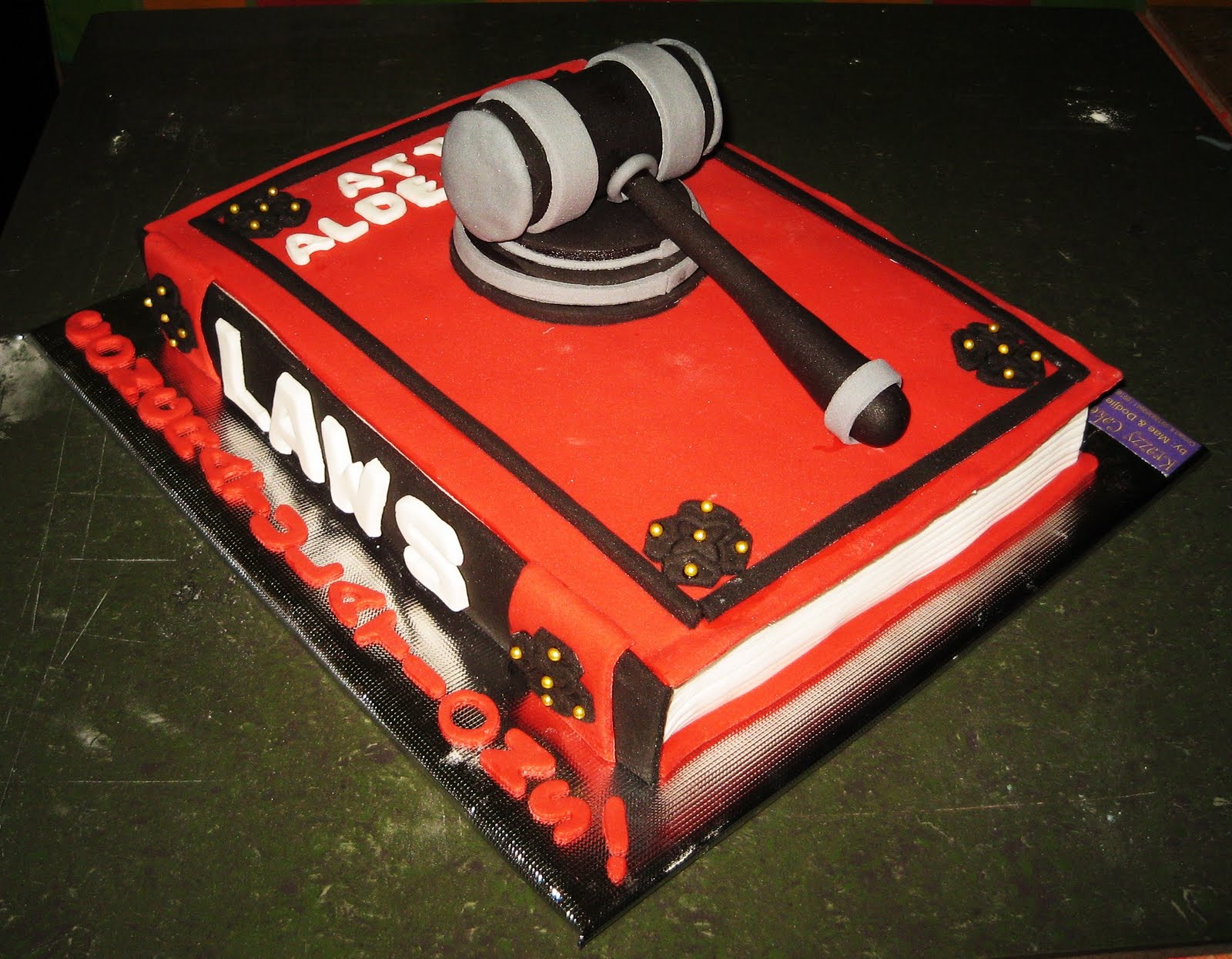 Krazzy Cakes!!!: Lawyer's Cake