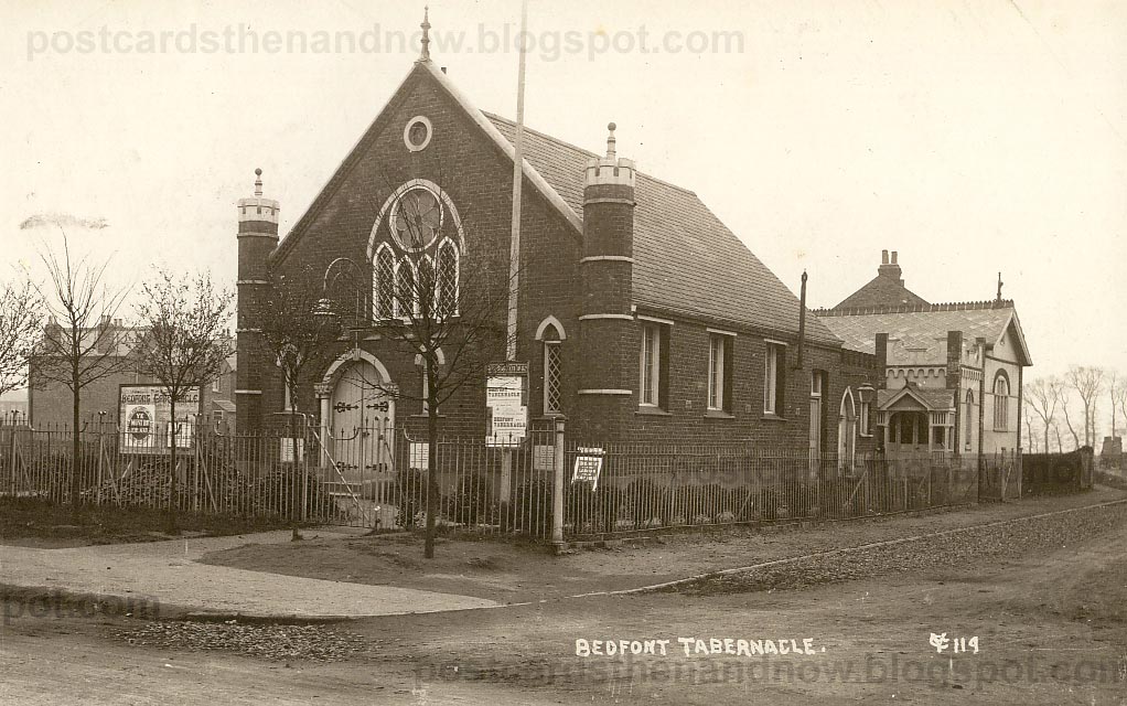 Postcards Then and Now: Bedfont, Middlesex, c1910