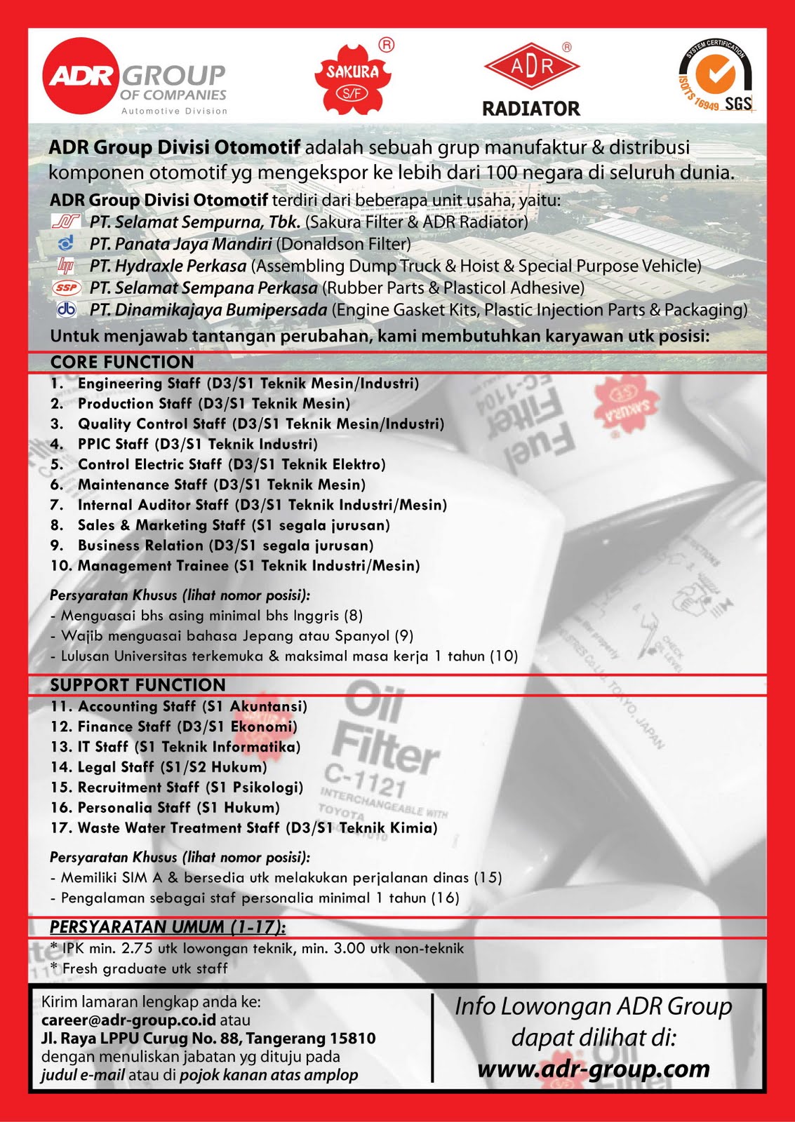 Mari Berbagi: ADR GROUP