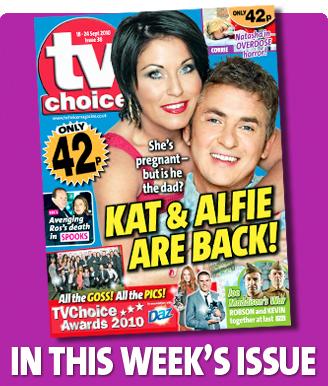 U.3 TV: Eastenders magazine front cover analysis