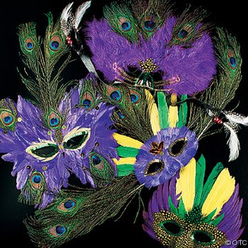 Margy's Musings: Masks - Mardi Gras