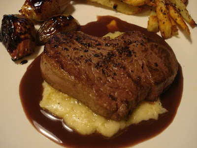Presque végé: Filet mignon de boeuf sur fondue de pecorino romano ...
