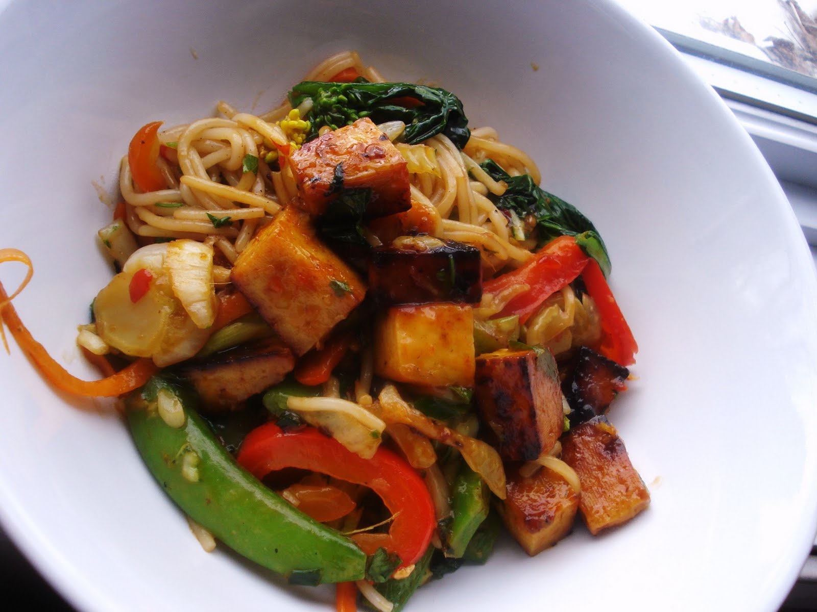 Presque végé: Tofu au piment et au citron