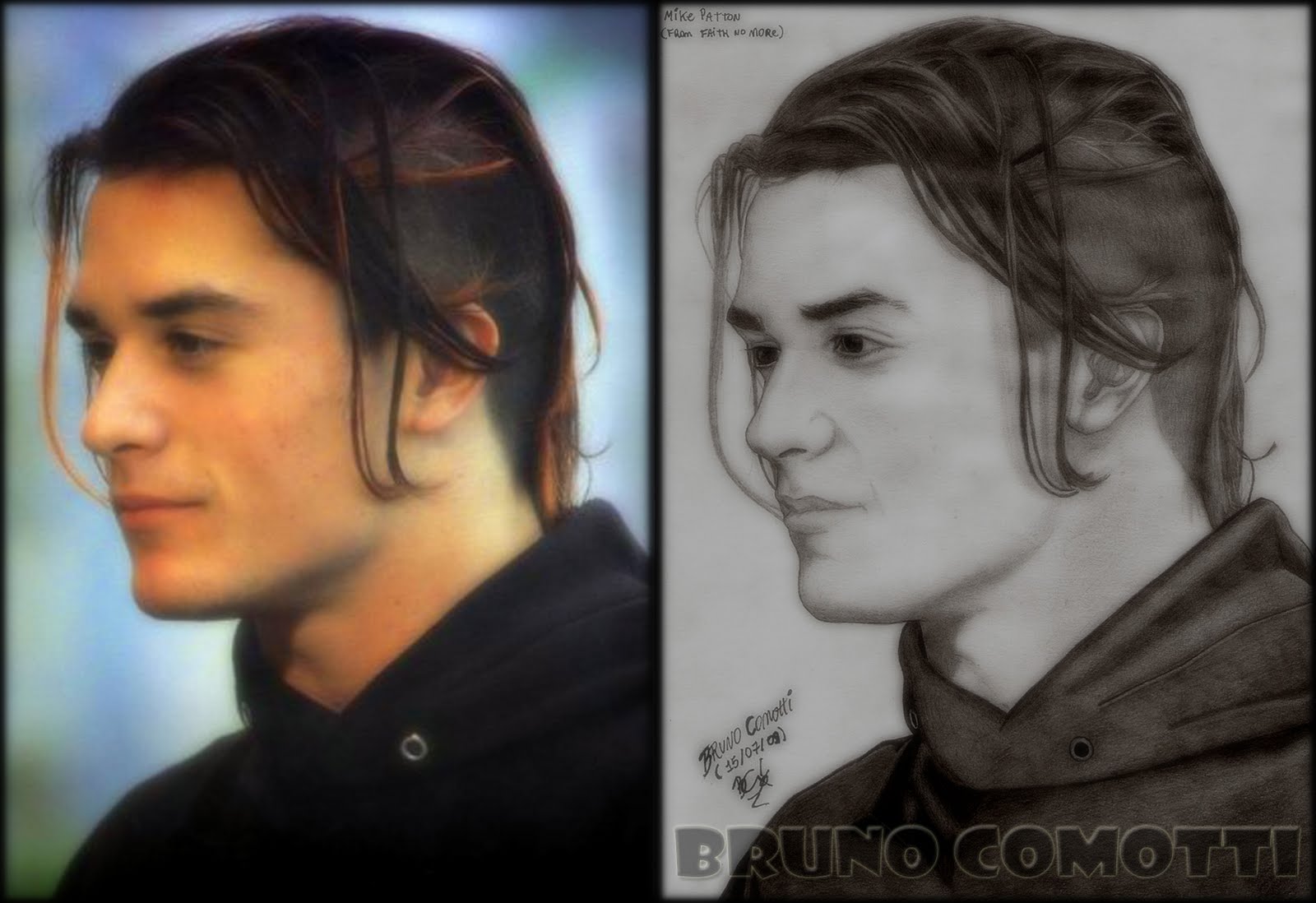Bruno Comotti Artes: Retratos (parte VII): Lucas Silveira, Brandon Boyd ...