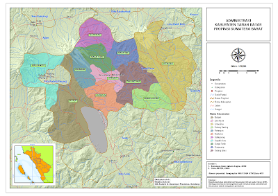 Peta Kabupaten Tanah Datar