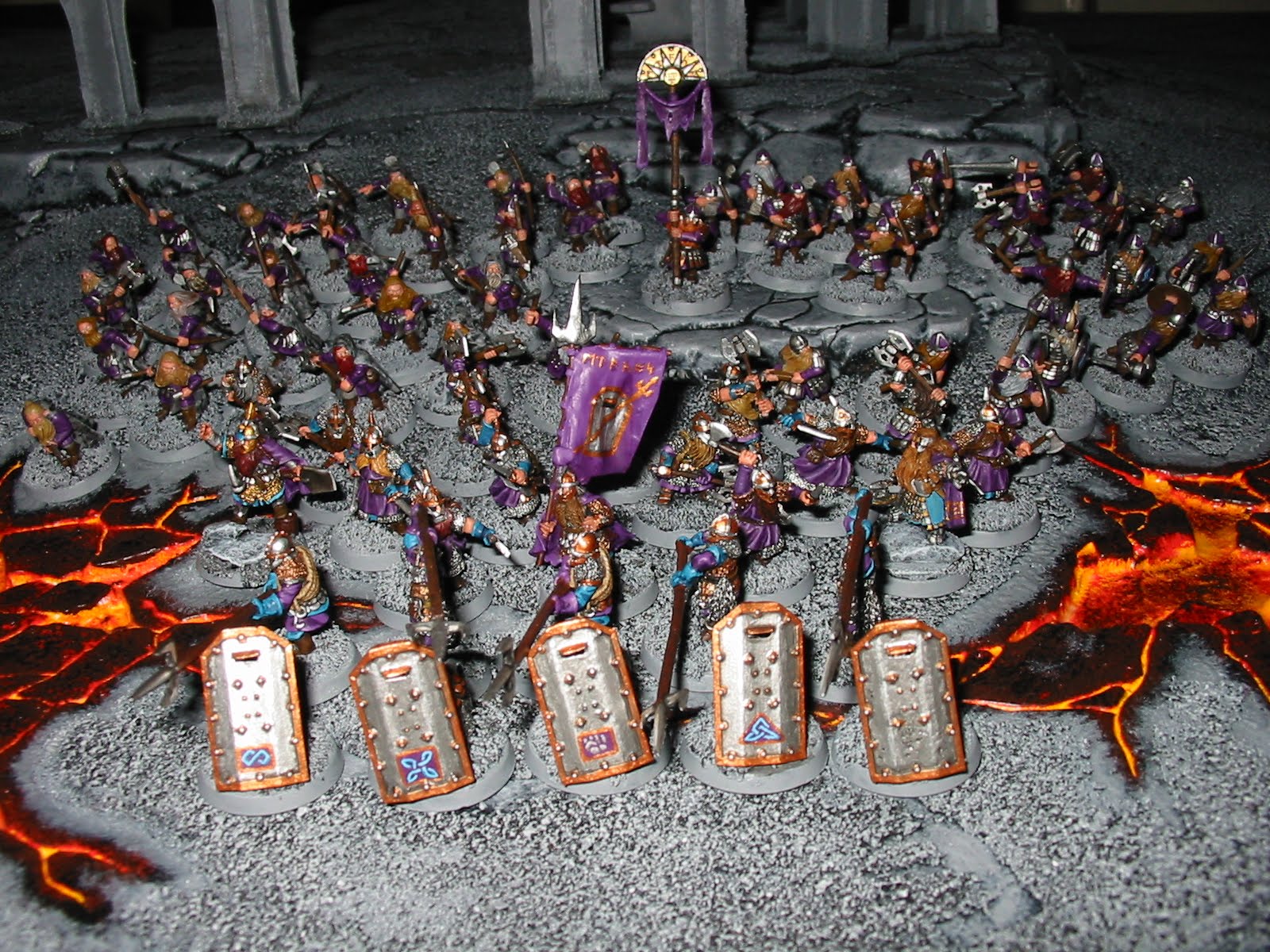 Middle Earth Strategy Battle Game and Warhammer 40k: Dwarf Army