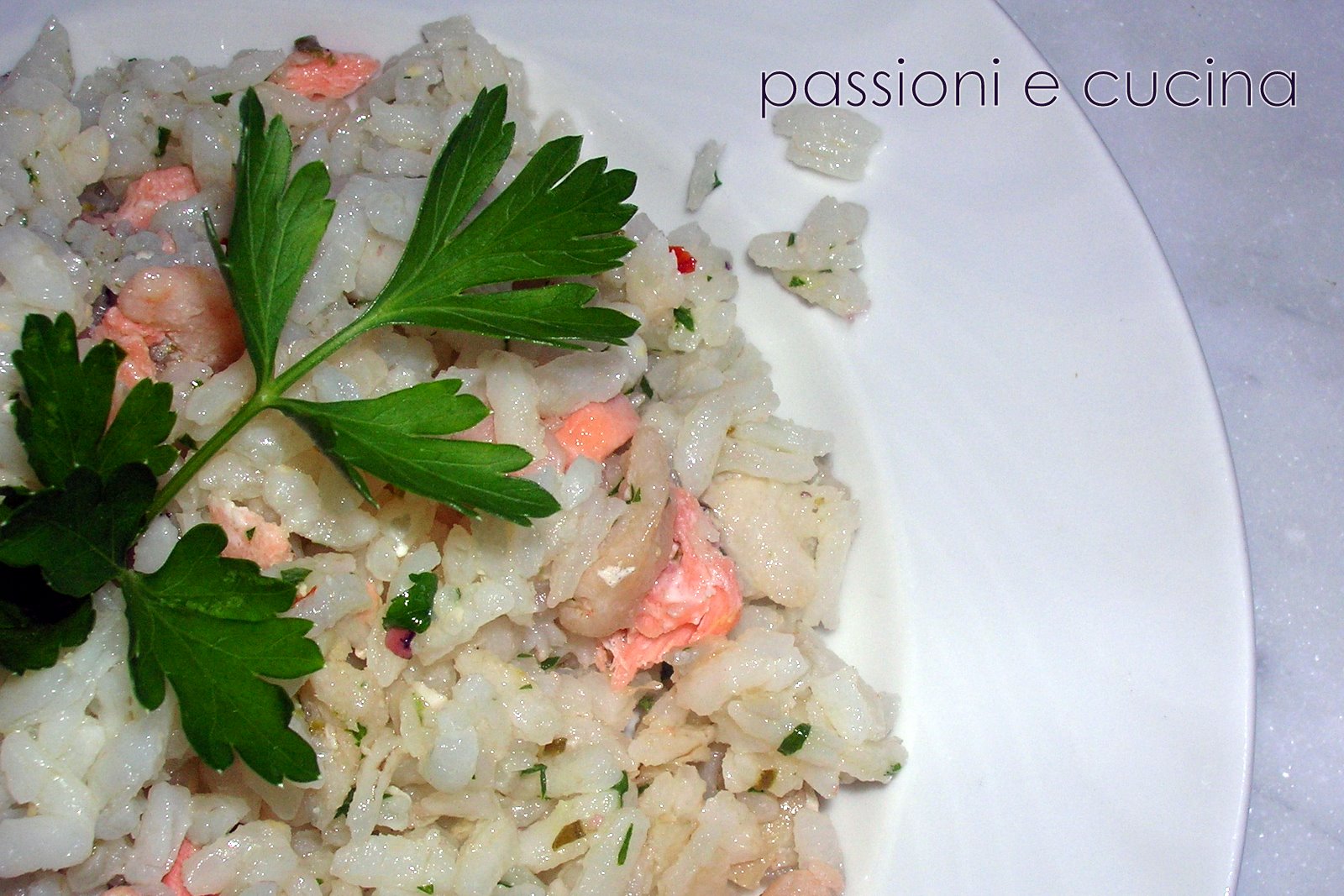 passioni e cucina: RISO FREDDO AL PESCE