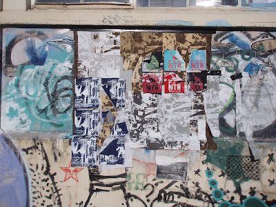 Jesse's Blog: Screenprinting project 'Urban Poster Wall'