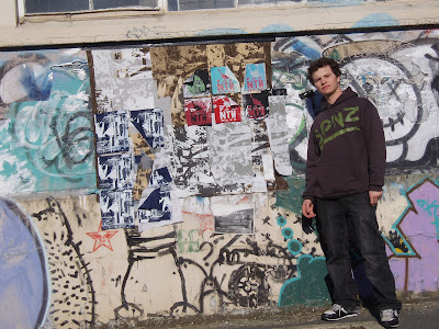 Jesse's Blog: Screenprinting project 'Urban Poster Wall'