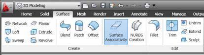 What New in AutoCAD?: Surface Editing Tools