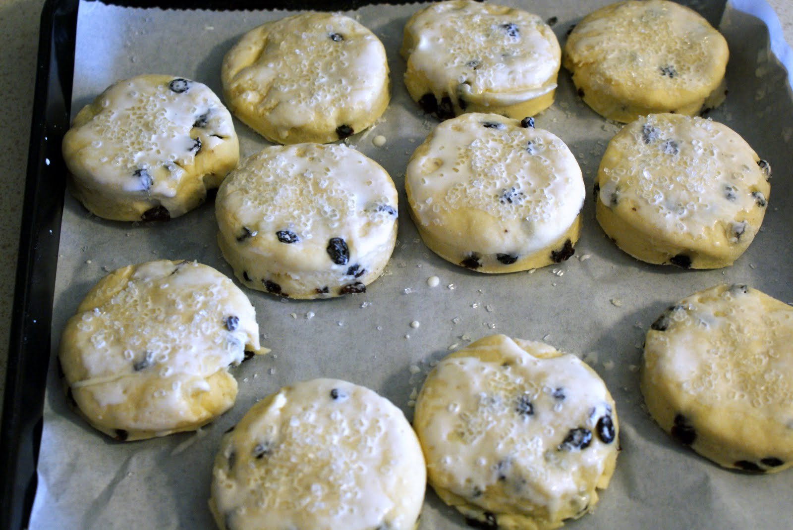 The Merlin Menu: Cream and Yogurt Currant Scones