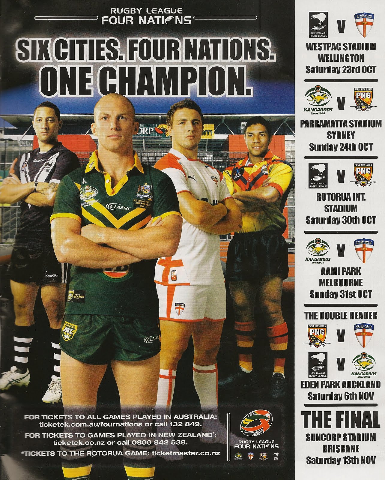 Mostly Random Photos, eh?: Rugby League Four Nations