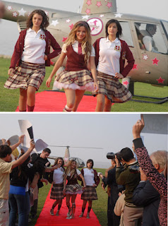 CHIMENTEROS 2011: Antonella vs Patito Feo: Como una diva y en helicóptero