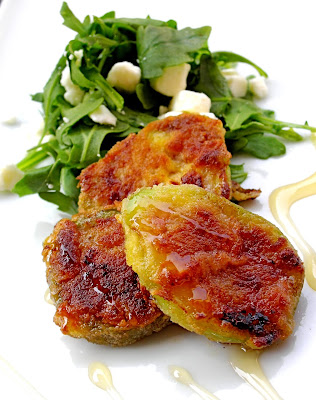 ShowFood Chef: FRIED GREEN FIGS (or the Tweet that turned into Figs)