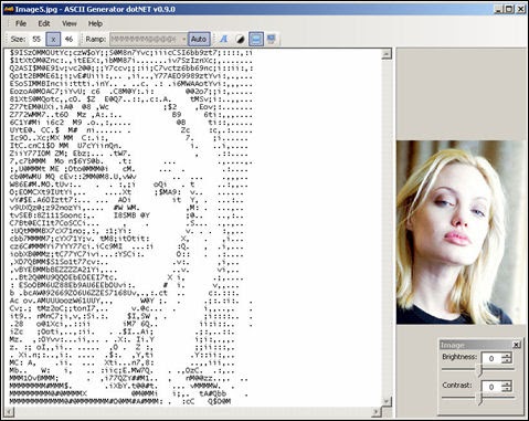 dhllvll: Programa para generar codigos ASCII con imagenes - Ascii Generator