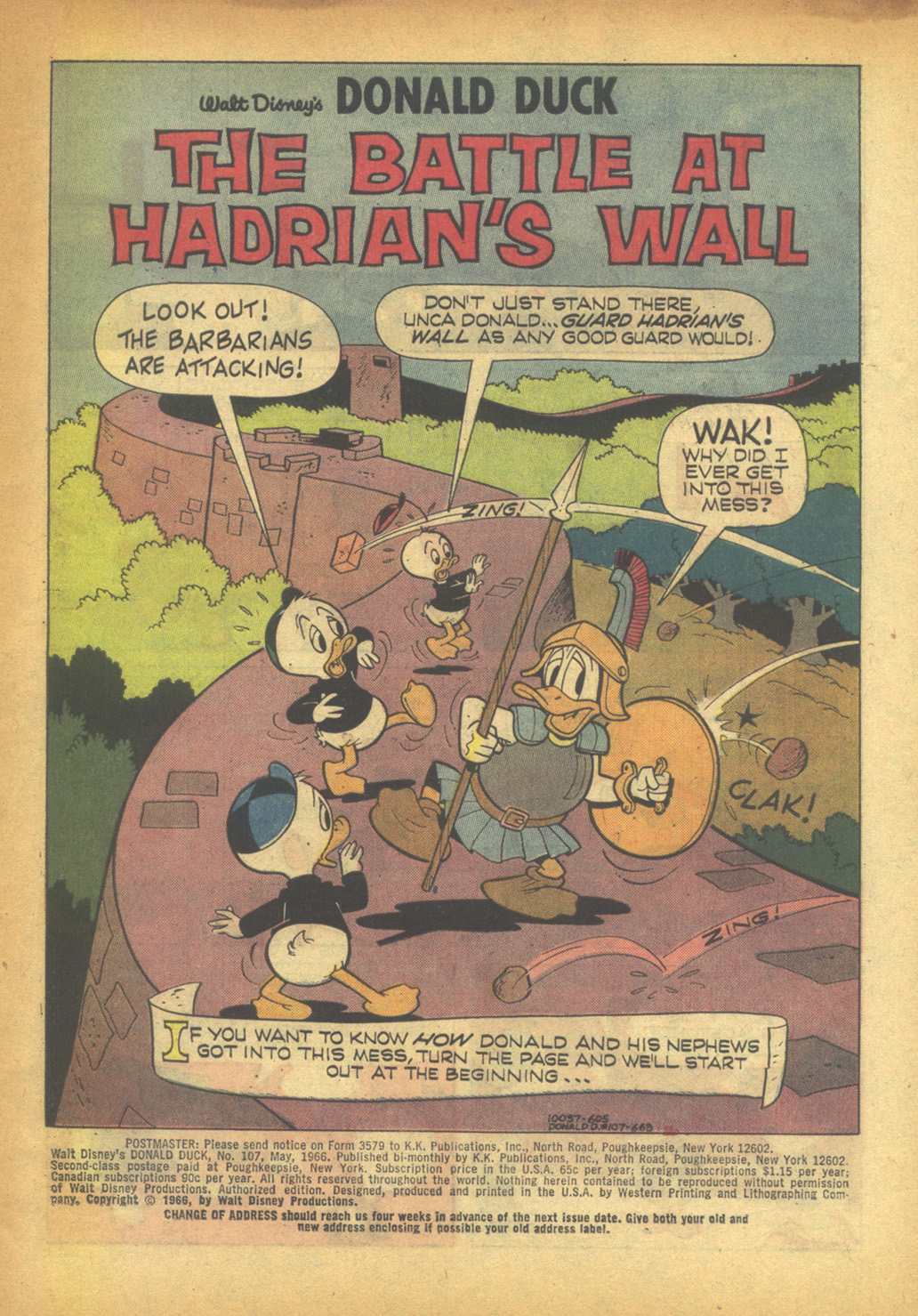 Read online Walt Disney's Donald Duck (1952) comic - Issue #107