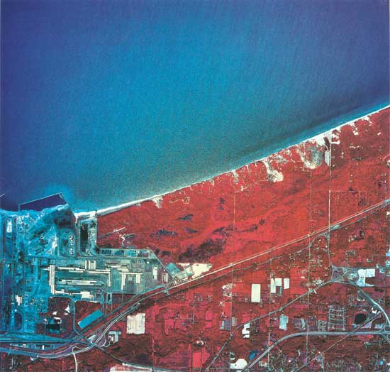 Mancia's Maps: Infrared Aerial Photo