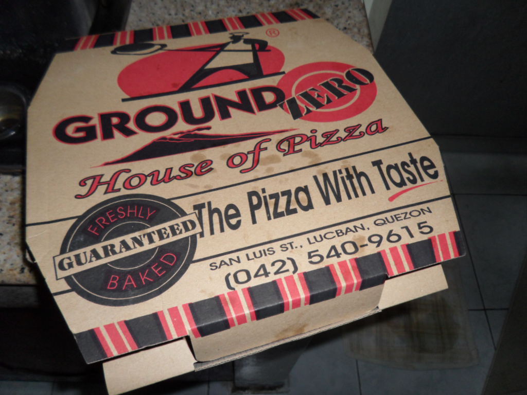 Ground Zero Pizza Lucban