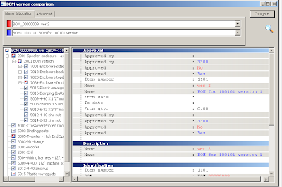 Dynamics Ax stuff: Comparison Framework Sample : BOM Version comparer