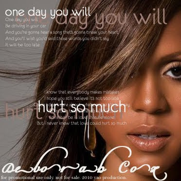Ed's World of Music: Deborah Cox Hurt So Much/One Day You Will