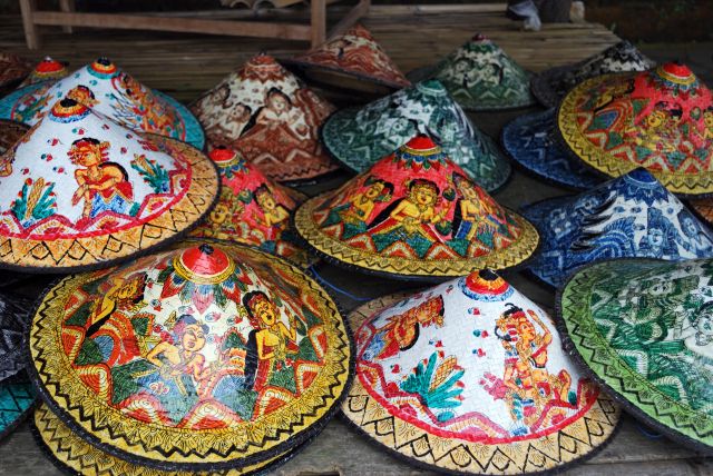Hats made in Bali