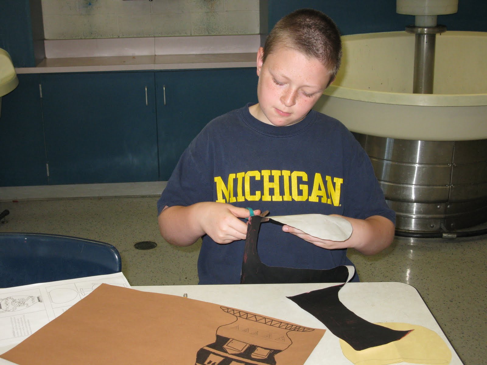 Art Inspired by Greek Vases: Art with students from Mrs. Kincaid's Class