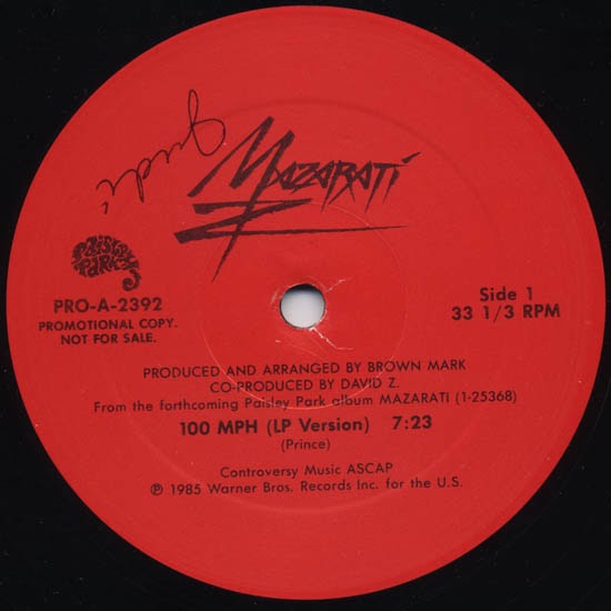 HUNTER: Mazarati - 100 MPH (1986)