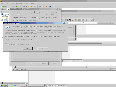 Para quem quer aprender como se faz!!!: Configurando Shadow Copy