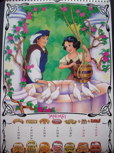 Filmic Light - Snow White Archive: 1995 Snow White Calendar