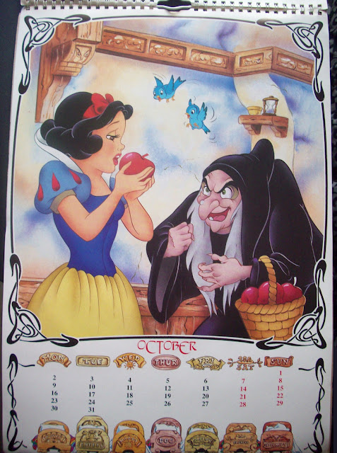 Filmic Light - Snow White Archive: 1995 Snow White Calendar