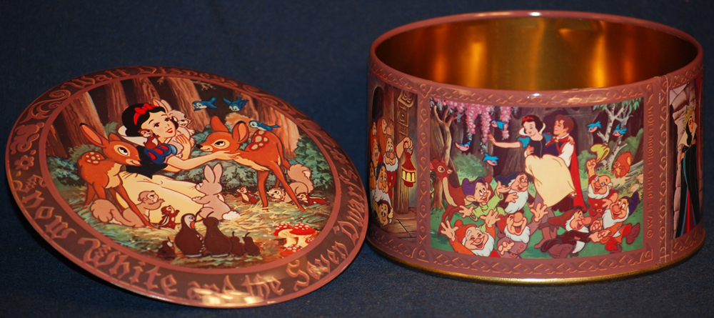 Filmic Light - Snow White Archive: Snow White Round Tin Made in England