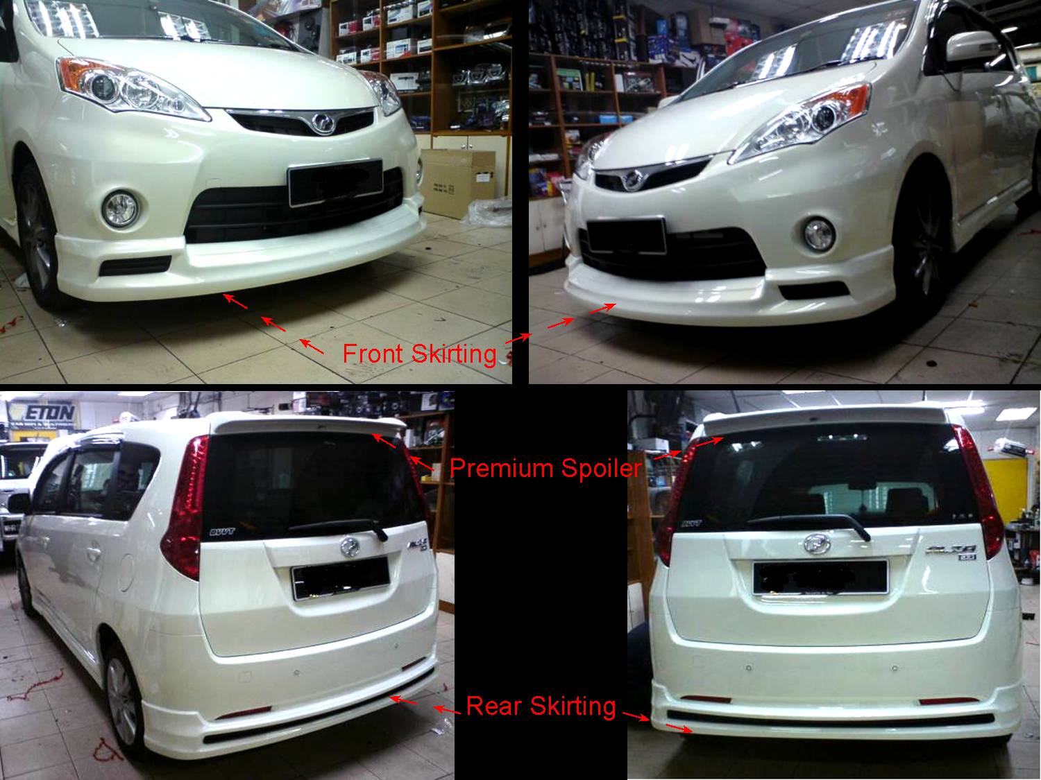 Star Level Auto Accessories: Perodua Alza SE bodykits, Original ...