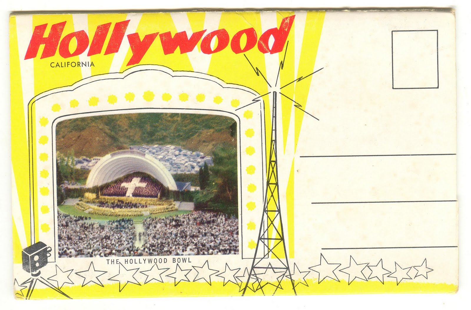 Judy's Postcards Plus: Hollywood CA Postcard Folder, the way it use to ...