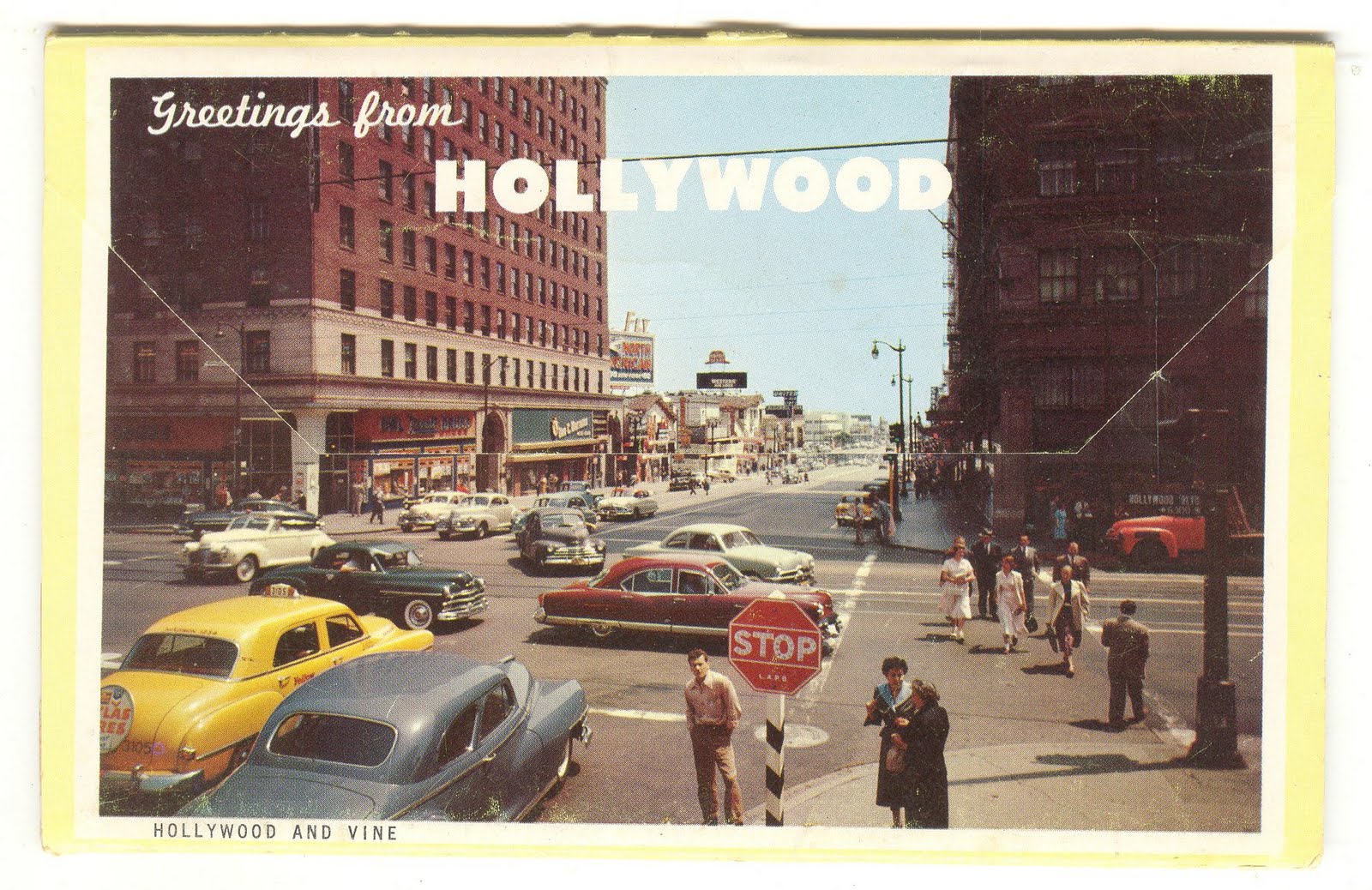 Judy's Postcards Plus: Hollywood CA Postcard Folder, the way it use to ...