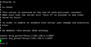 Change Proxy Settings on linux using shell commands | Janaka's Blog