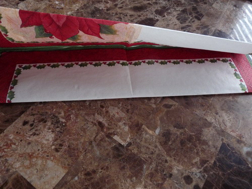 Beyond the Fringe Crafts: Christmas Napkin Fold - Elf Boot
