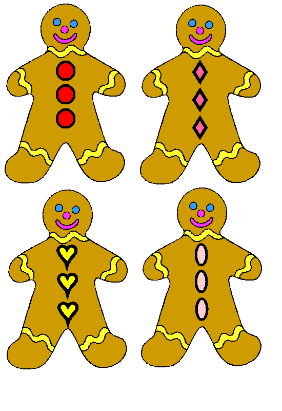 GINGERBREAD SHAPES FILE FOLDER | learningenglish-esl