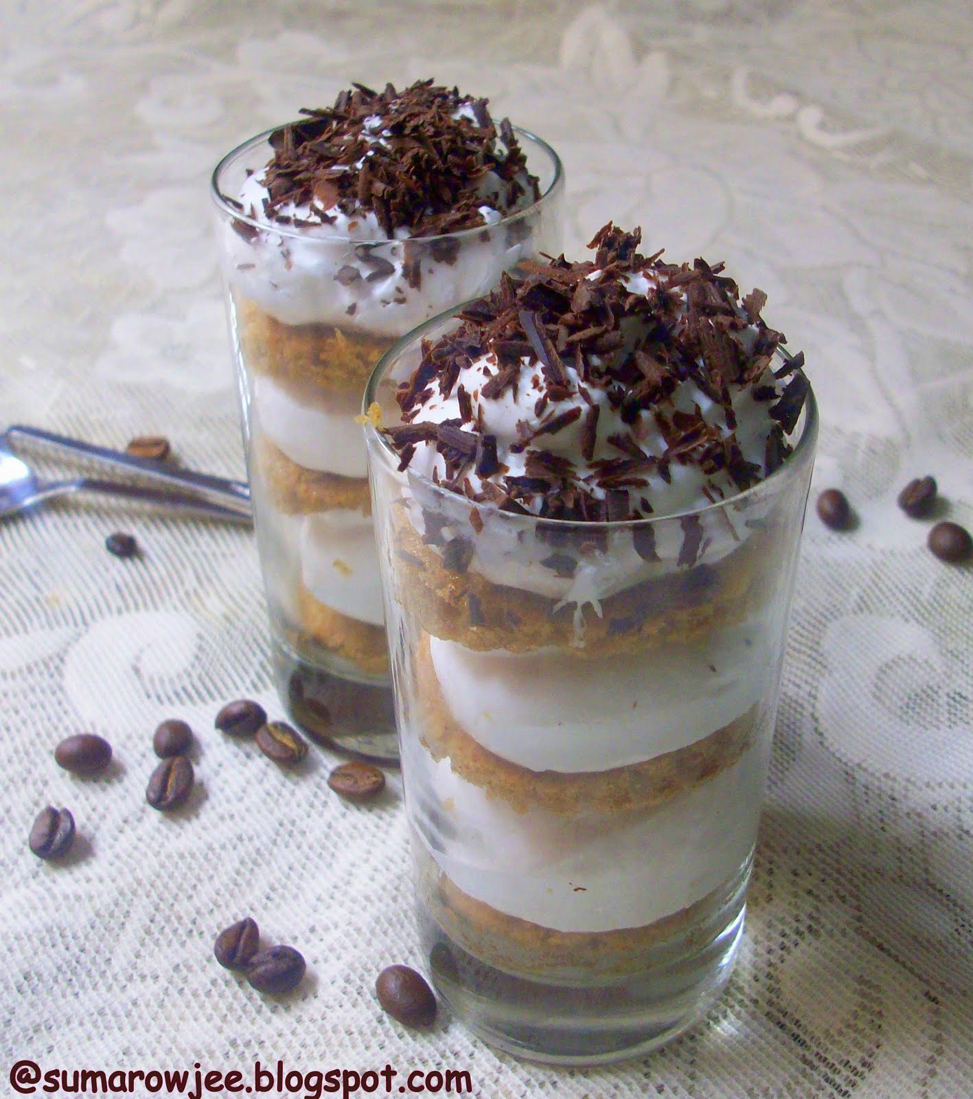 *Crazy Over Desserts: Egg-less Coffee Walnut Cake Trifle ~ By my Guest Suma