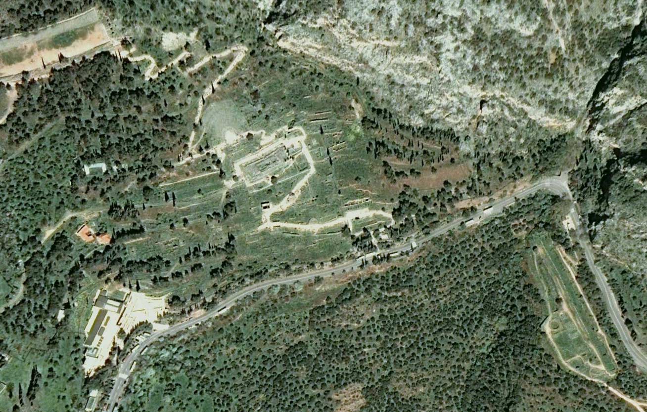 Χάρτες της πόλης των Δελφών | Ελληνικό Αρχείο