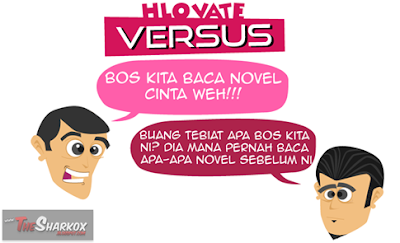 Aku suka baca novel Versus karya HLOVATE | Blog @thesharkox