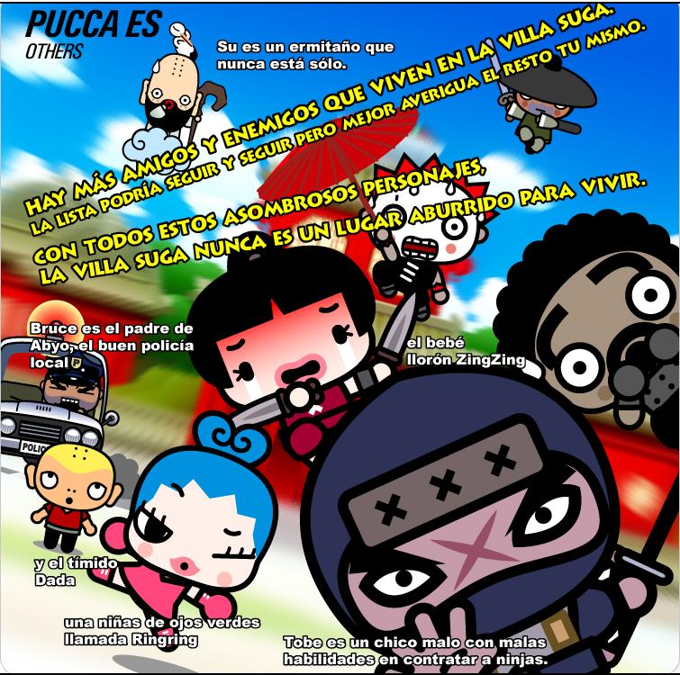 lo mejor de pucca y garu: personajes de pucca