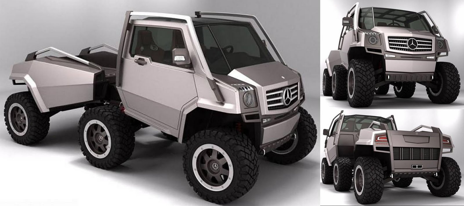Blog do M@rcondes: Mercedes-Benz cria modelo off-road conceito com seis ...