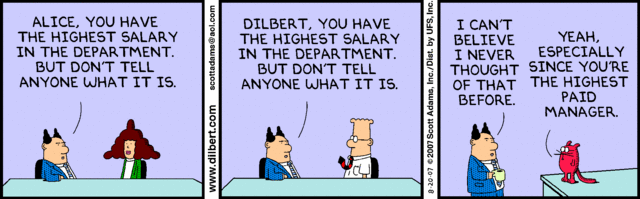 Best Web Pics: Dilbert: Highest salary